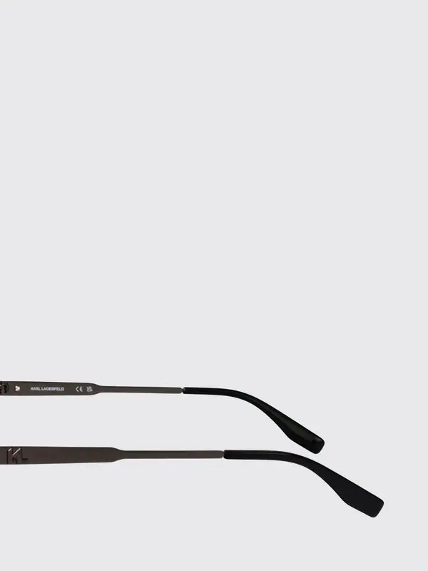 Karl Lagerfeld Irregular Shape Metal Sunglasses - Silver