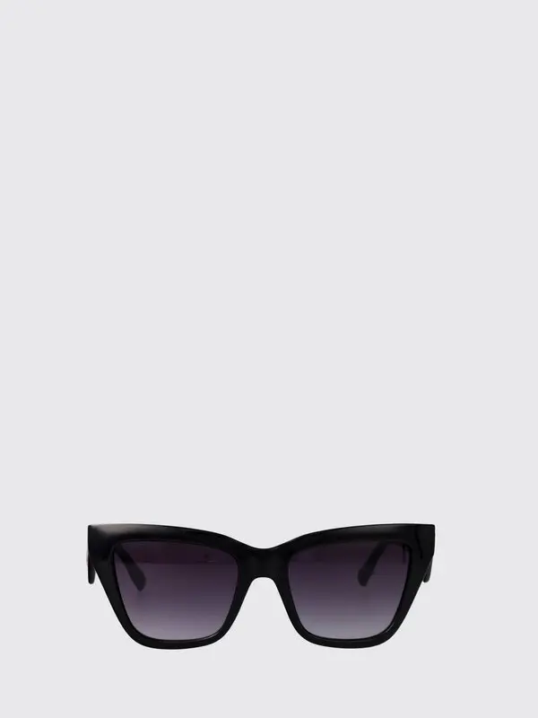 Karl Lagerfeld Oversized Cat Eye Acetate Sunglasses With Contrast Logo