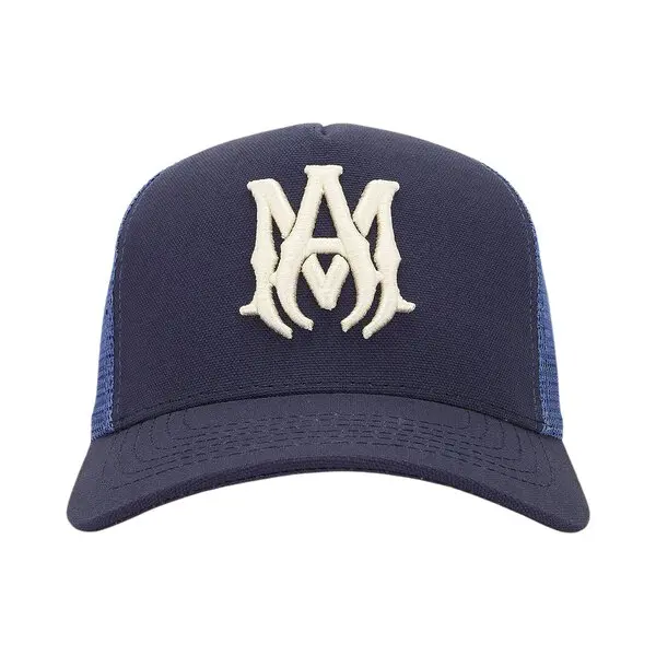 Amiri Ma Trucker Hat 'navy White