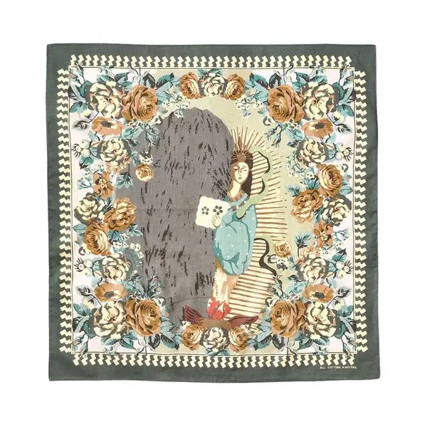 Kapital Color Bandana 'khaki - Brown