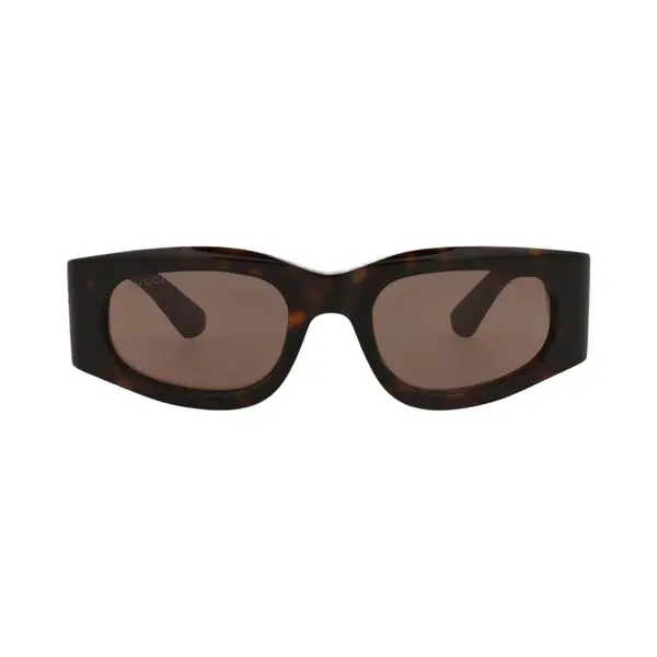 Gucci Square-frame Recycled Acetate Sunglasses 'havana/red