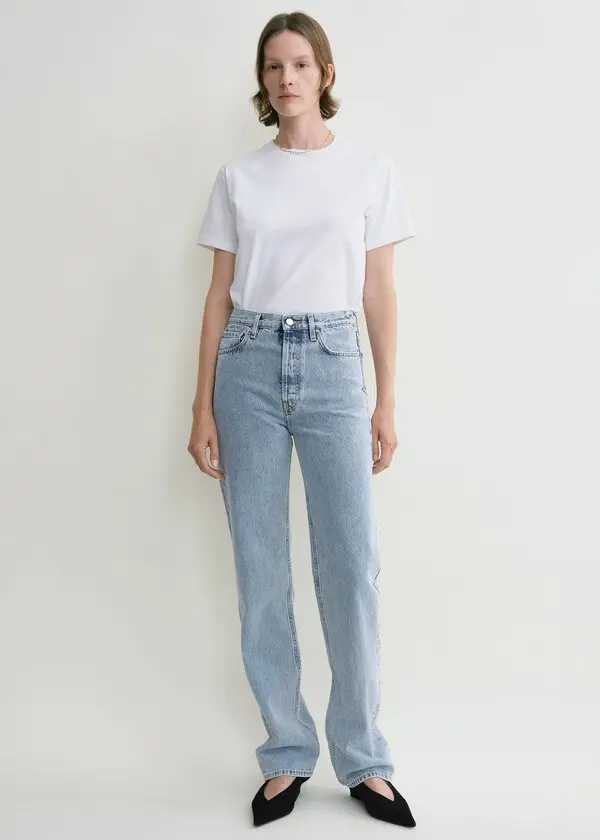 TOTEME Classic Cut Denim Full Length
