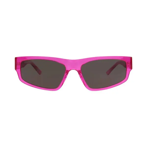 Balenciaga Square-frame Recycled Acetate Sunglasses 'fuchsia/grey