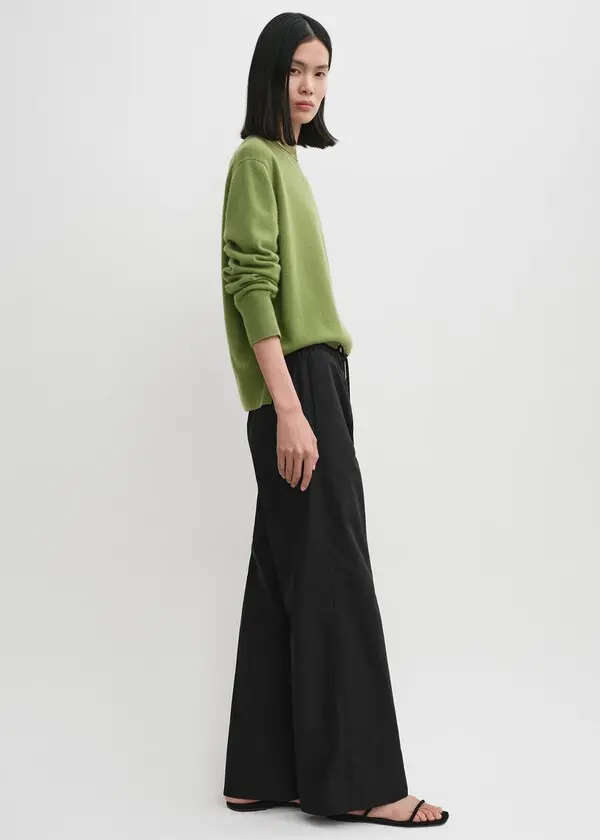 TOTEME Cotton Drawstring Trousers