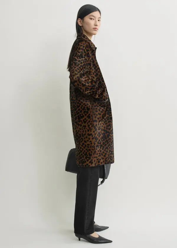 TOTEME Pony Hair Print Coat