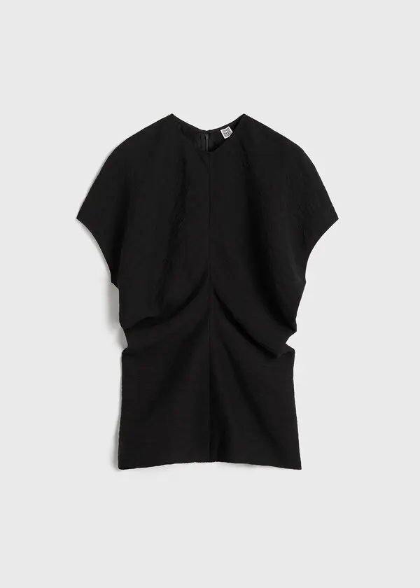 TOTEME Slouch Waist Crinkled Top