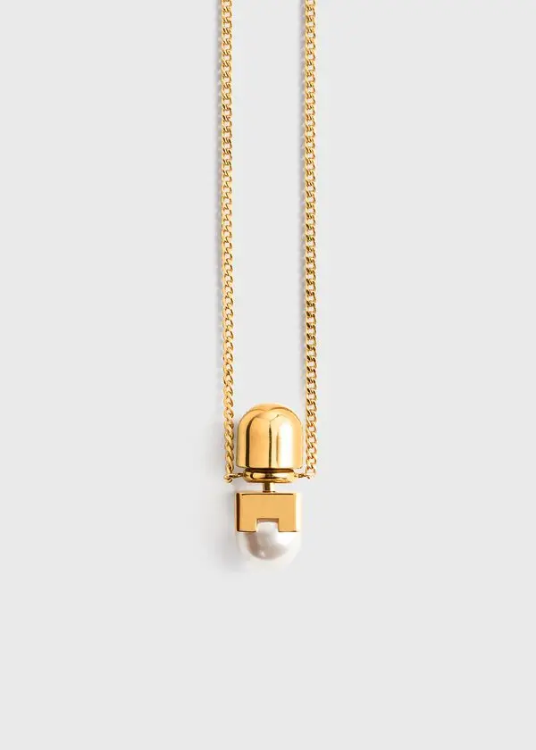 TOTEME Long Faux Pearl Necklace