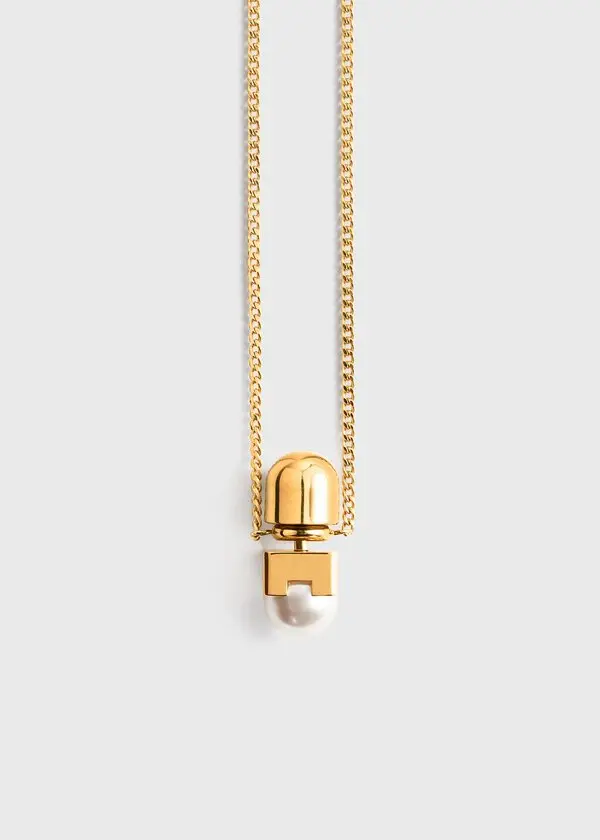 TOTEME Long Faux Pearl Necklace