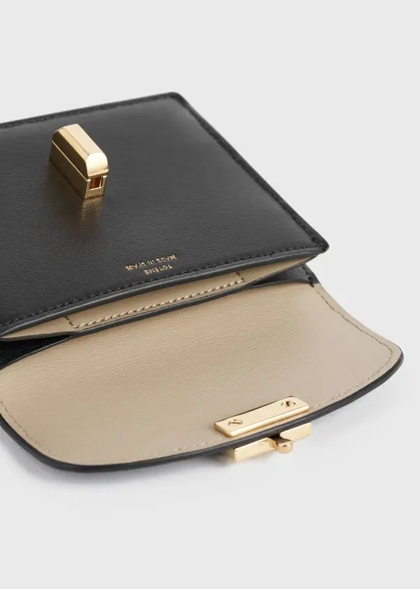 TOTEME T-lock Leather Cardholder
