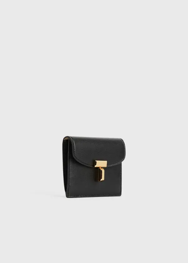 TOTEME T-lock Leather Cardholder