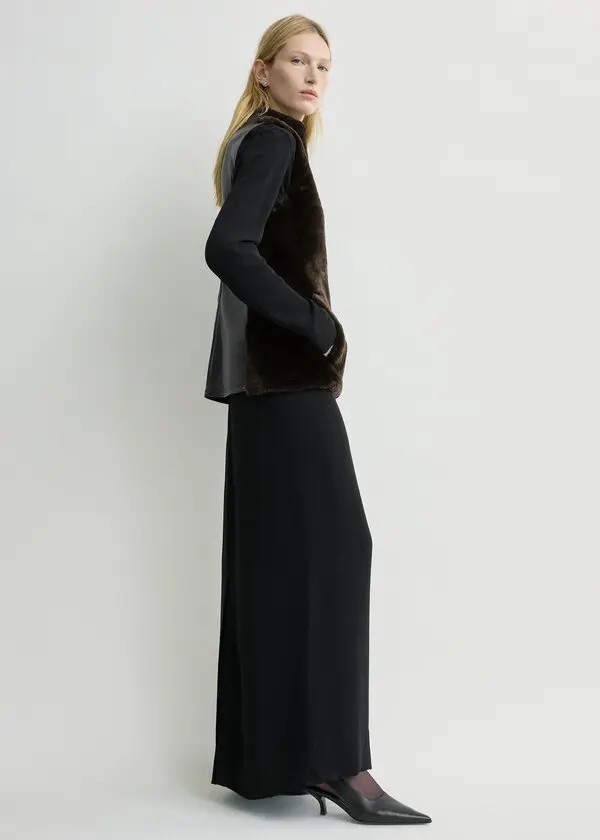 TOTEME Shearling-front Top