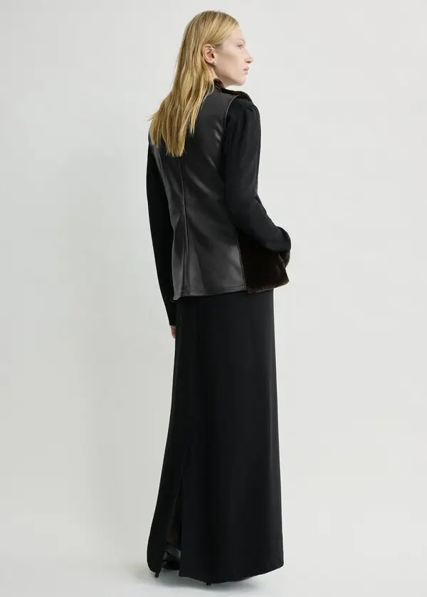 TOTEME Shearling-front Top
