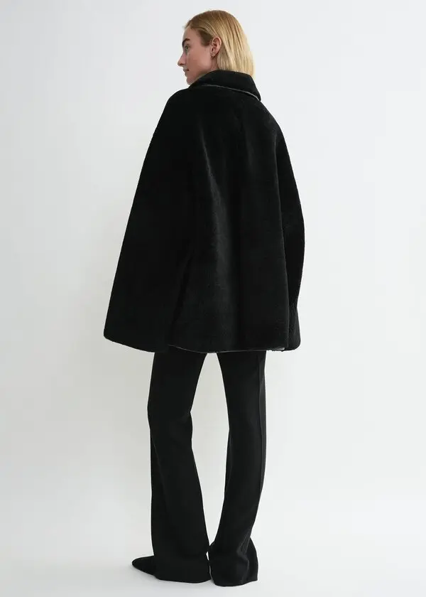 TOTEME Teddy Shearling Overshirt Jacket