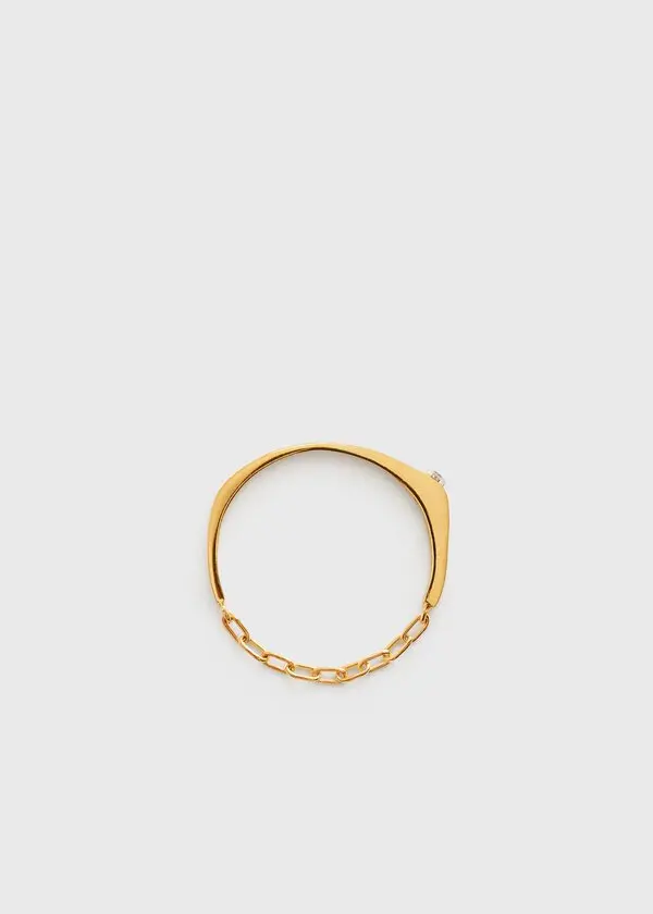 TOTEME Diamond Chain Ring 18kt