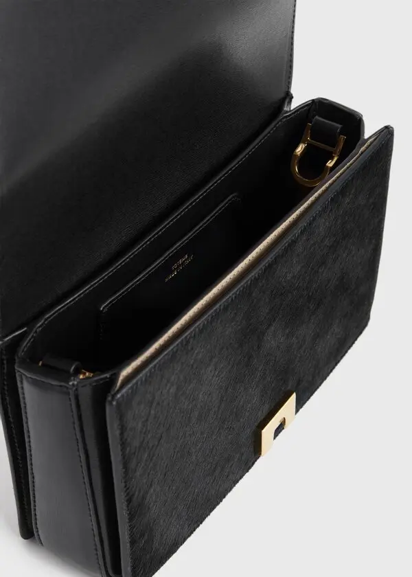 TOTEME Mini T-flap Pony Hair Bag