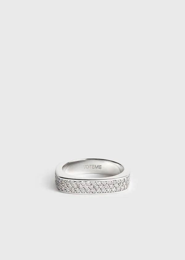 TOTEME Signature Pavé Ring