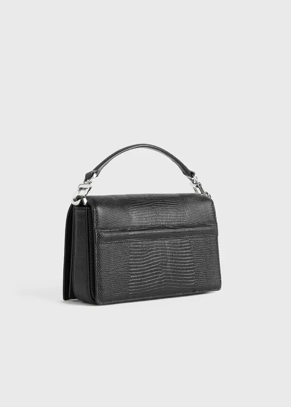 TOTEME Mini T-flap Lizard-embossed Bag