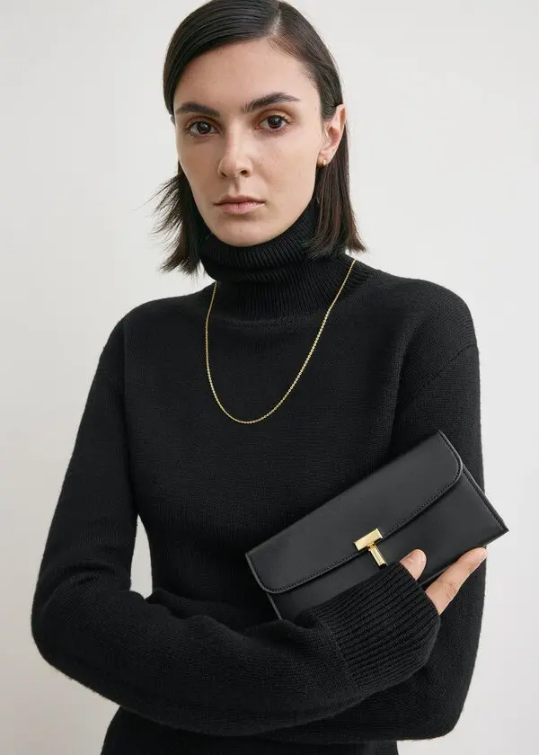 TOTEME T-lock Leather Wallet