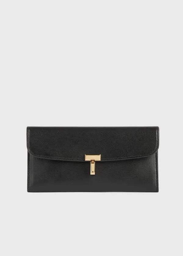 TOTEME T-lock Leather Wallet