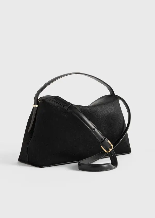 TOTEME T-lock Pony Hair Top Handle