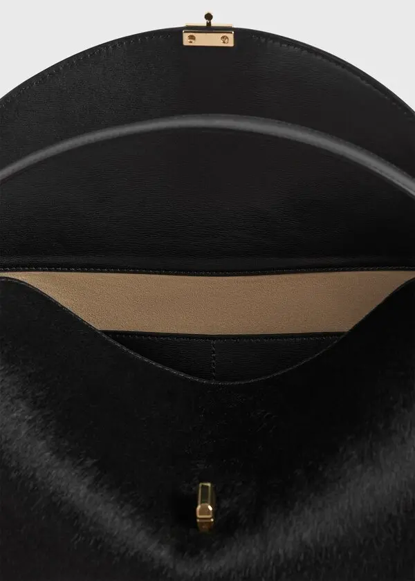 TOTEME T-lock Pony Hair Top Handle
