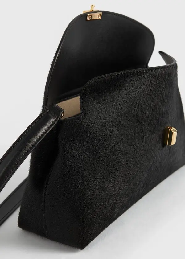 TOTEME T-lock Pony Hair Clutch