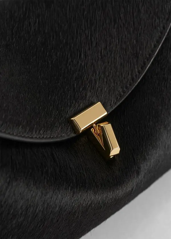 TOTEME T-lock Pony Hair Clutch