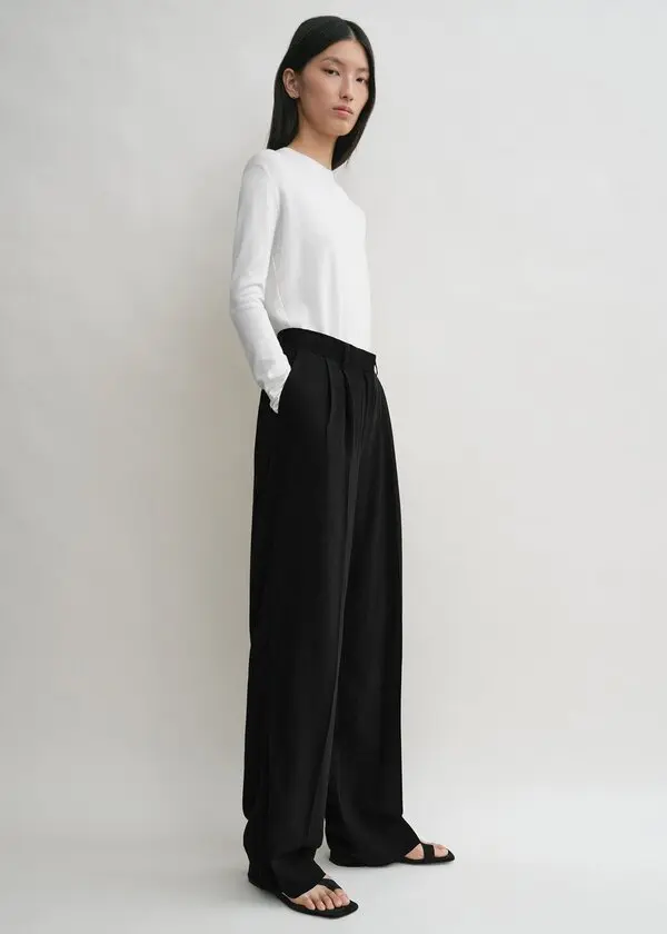 TOTEME Double-pleat Summer Trousers