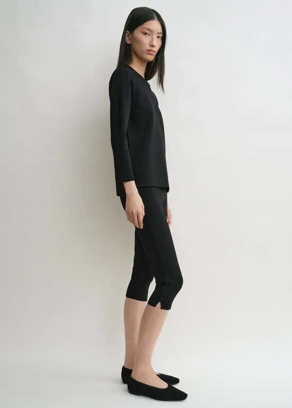TOTEME Compact Knit Capri Trousers