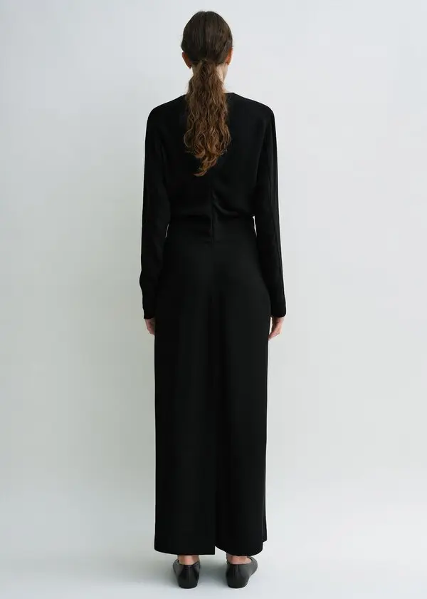 TOTEME Long-sleeve Slouch Waist Maxi Dress
