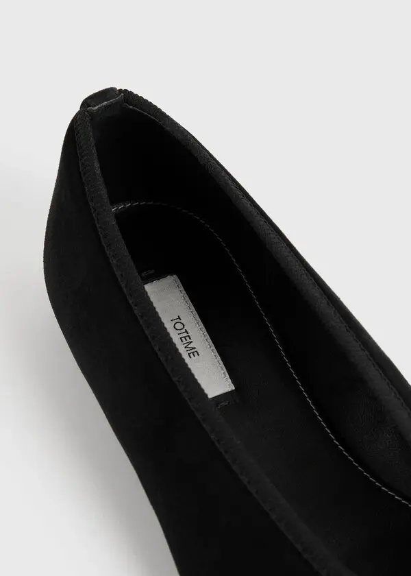 TOTEME Minimalist Suede Ballerinas