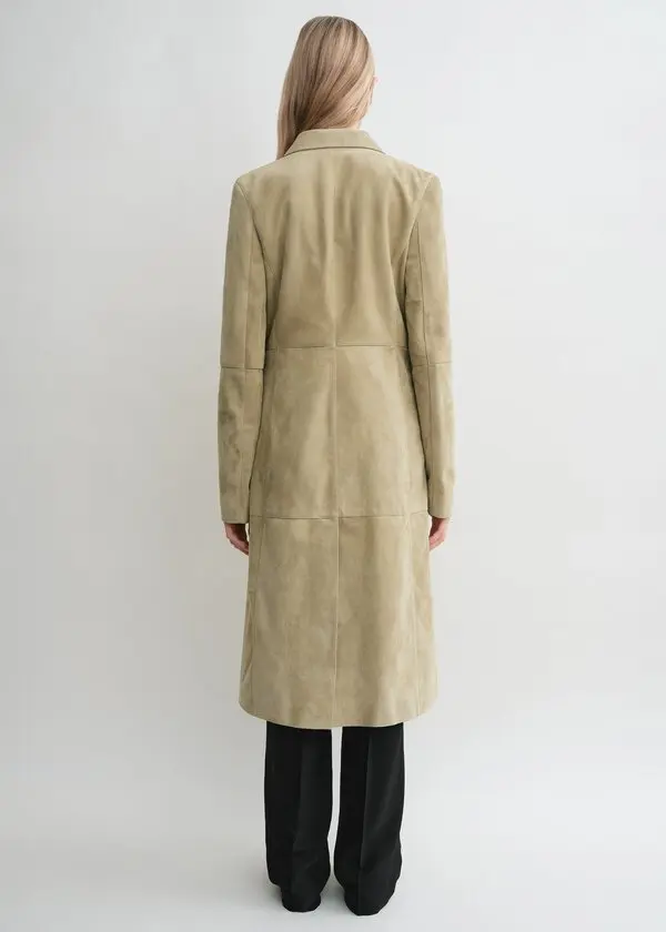 TOTEME Cinched Suede Coat