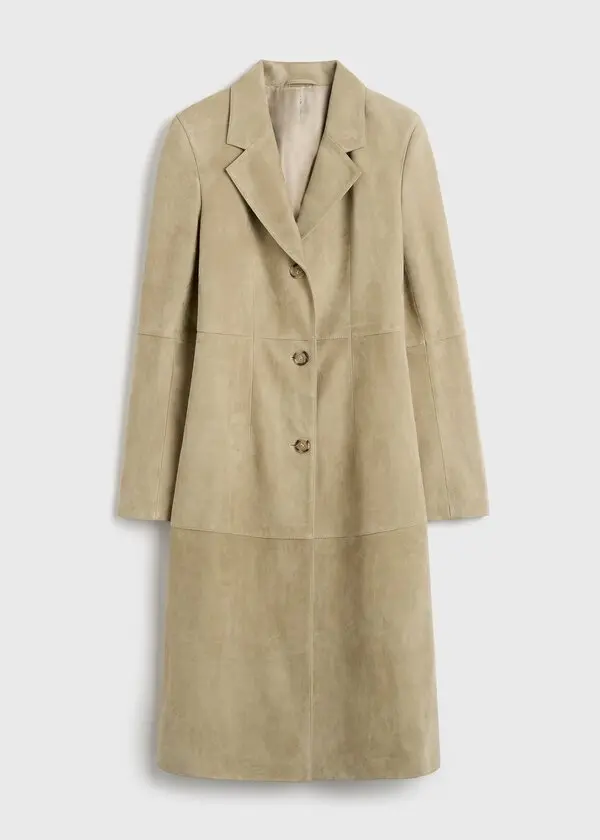 TOTEME Cinched Suede Coat