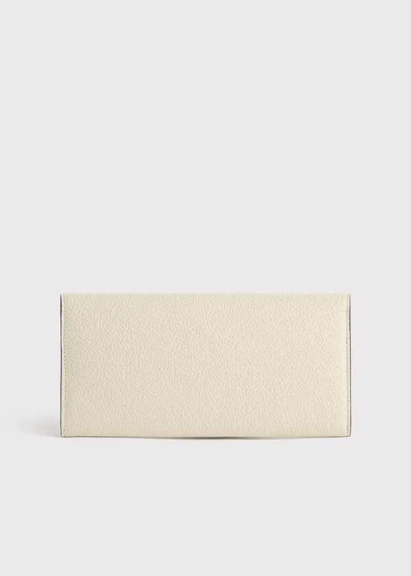 TOTEME T-lock Grained-leather Wallet