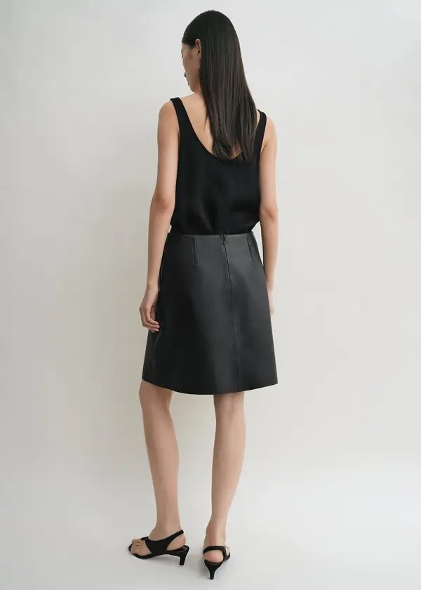 TOTEME Leather Skirt