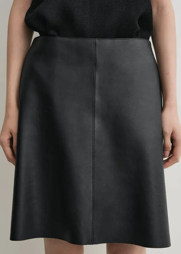 TOTEME Leather Skirt