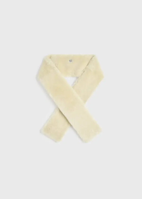 TOTEME Shearling Tuxedo Scarf
