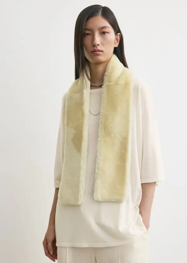 TOTEME Shearling Tuxedo Scarf