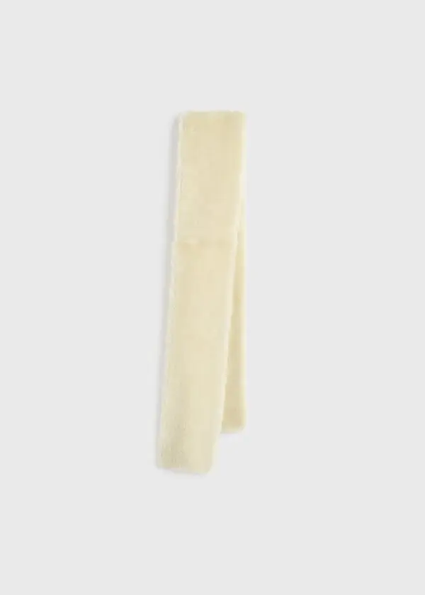 TOTEME Shearling Tuxedo Scarf
