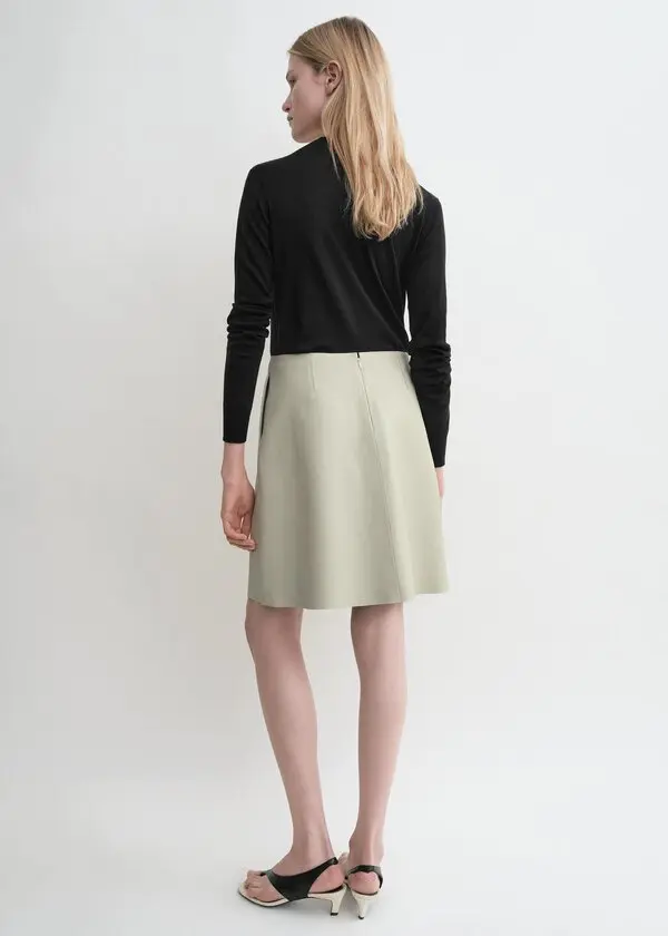 TOTEME Leather Skirt