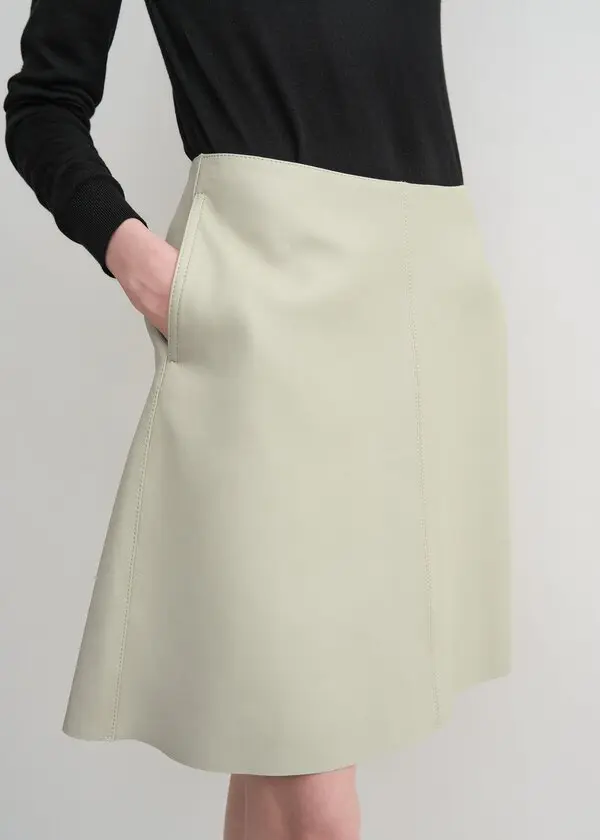 TOTEME Leather Skirt