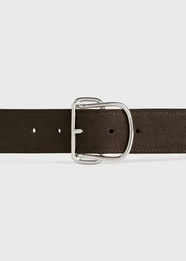 TOTEME Swirl Suede Belt
