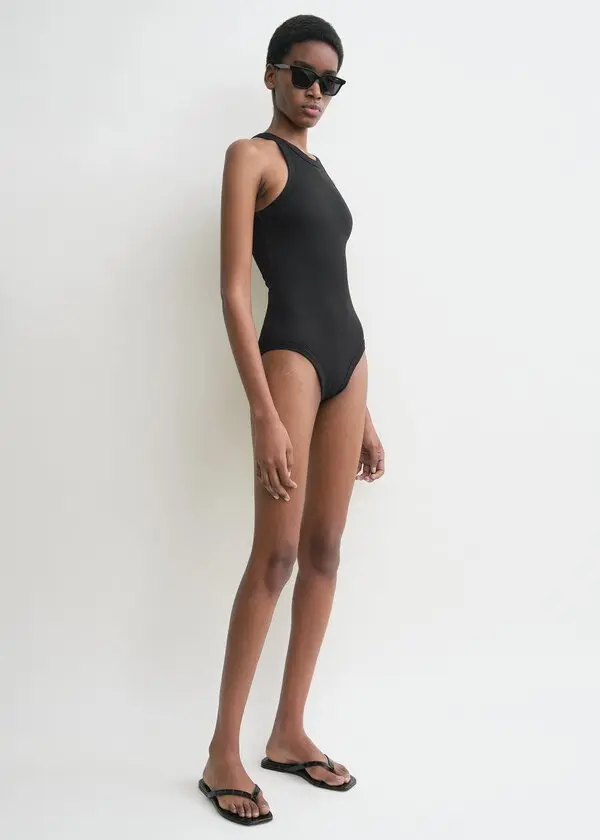 TOTEME Curved Rib Swimsuit