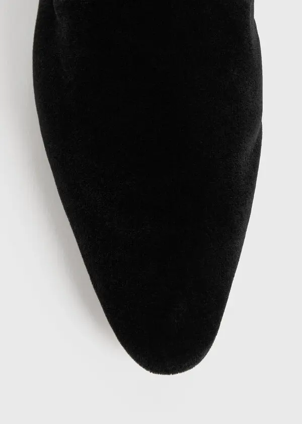 TOTEME Velvet Venetian Slippers