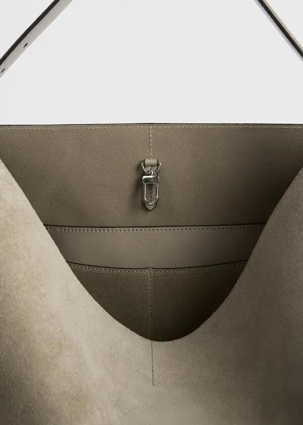 TOTEME Belted Suede Tote