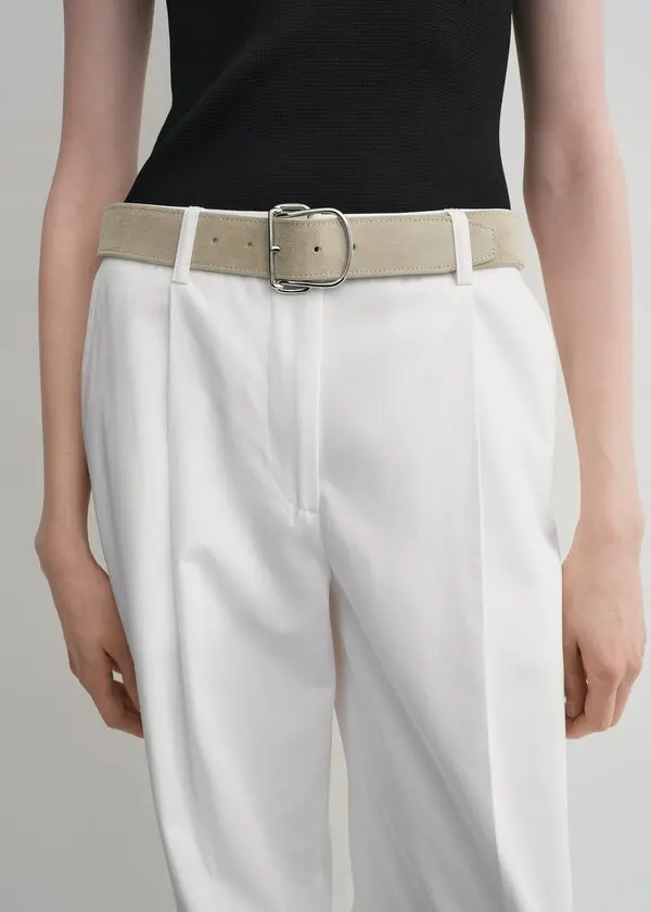 TOTEME Swirl Suede Belt