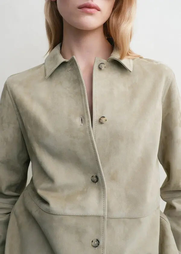 TOTEME Soft Suede Shirt