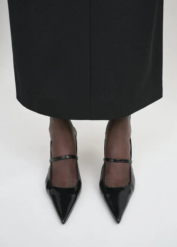 TOTEME Naplack Stiletto Slingbacks