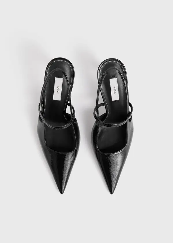 TOTEME Naplack Stiletto Slingbacks