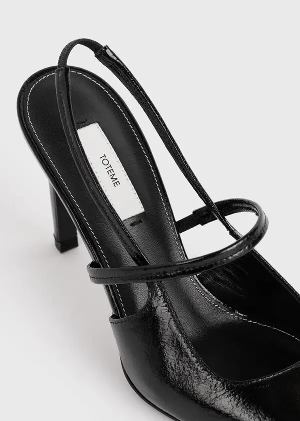TOTEME Naplack Stiletto Slingbacks